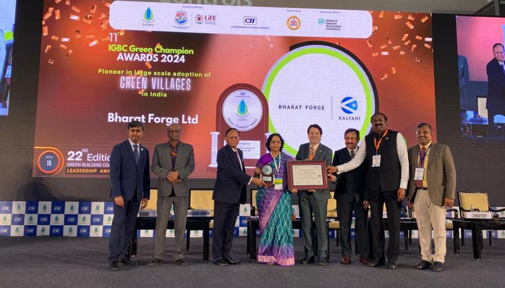 Pune-based Bharat Forge Honoured with Prestigious IGBC Green Champion Award - Punekar News