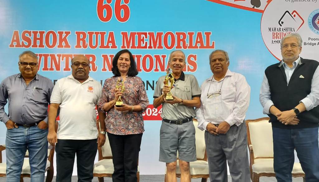 Pune: Team Manyavar team wins team title in Ashok Ruia Memorial Winter National Bridge ...