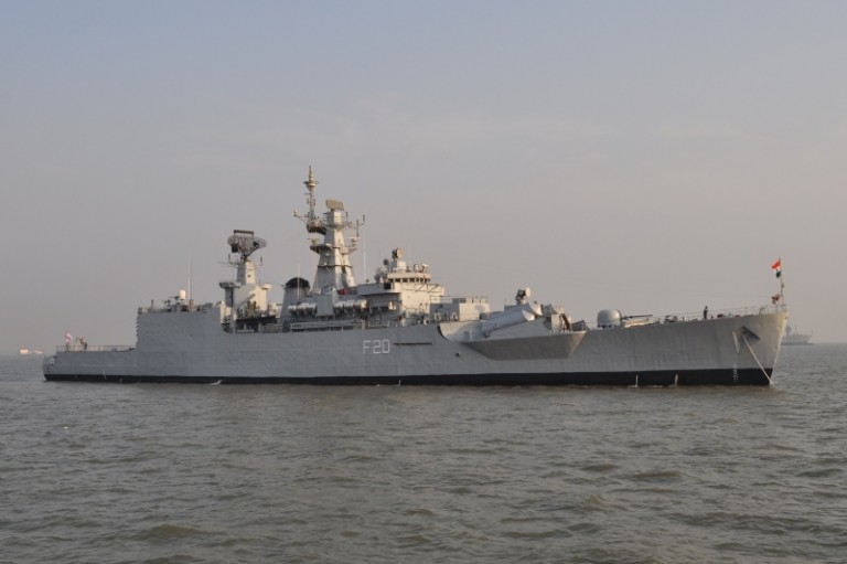The First Indigenously designed and built frigate INS Godavari ...