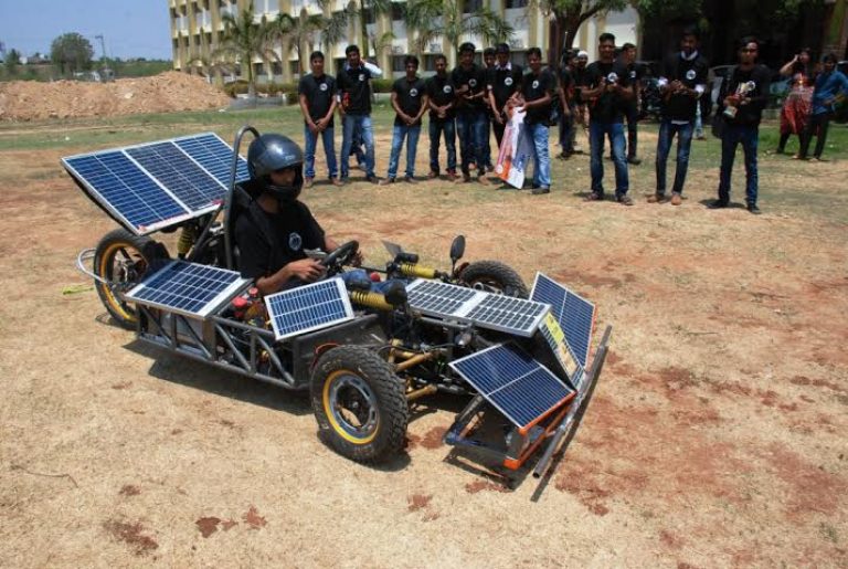 Solar car design by Lords students get best innovative award - Punekar News