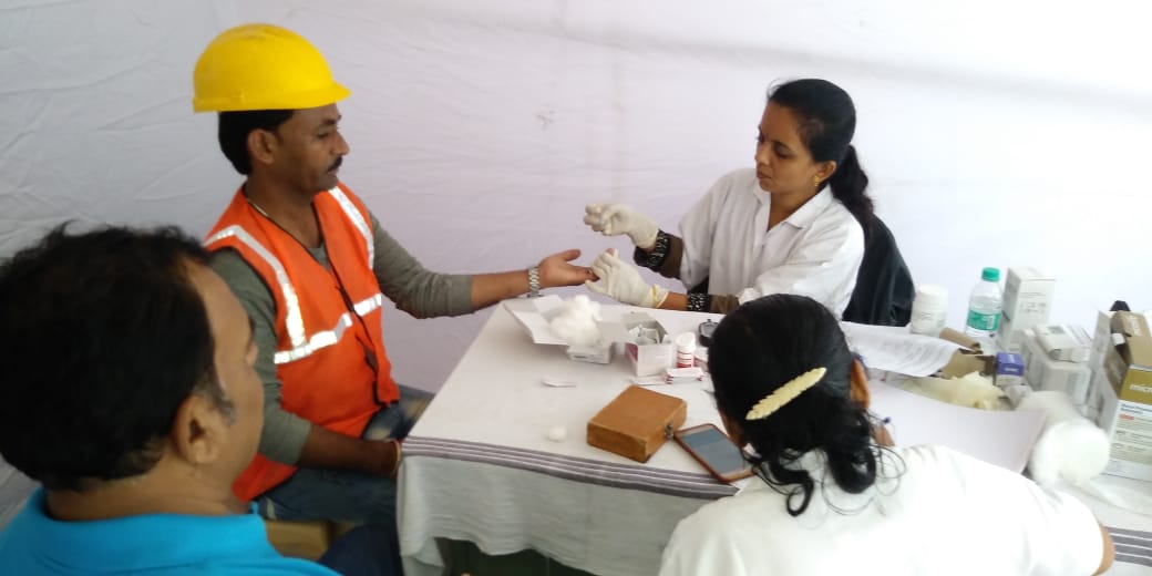 Health check-up Camps for Construction Labourers with support from ...