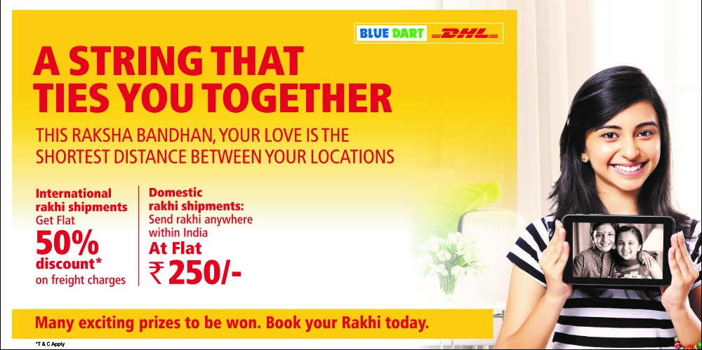 Blue Dart launches its successful annual campaign ‘Rakhi Express’ for siblings to send Rakhis ...