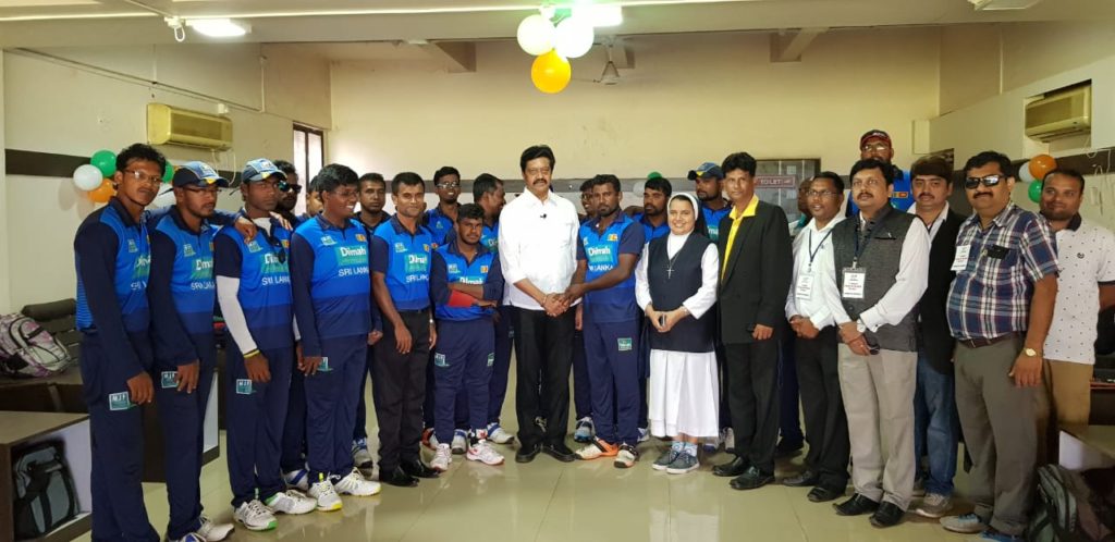 MP Anil Shirole inaugurates India-srilanka International T20 Blind ...