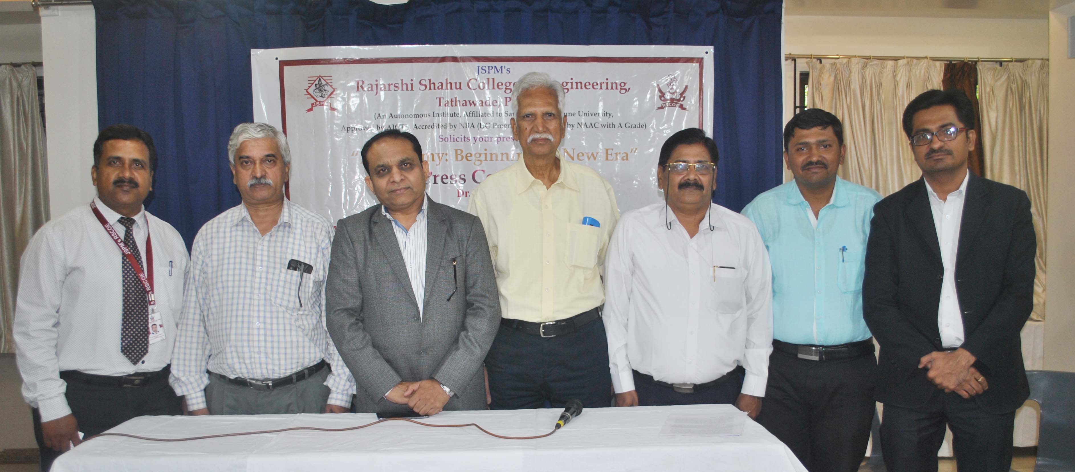 Rajarshi Shahu College of Engineering embarks upon a new journey with ...