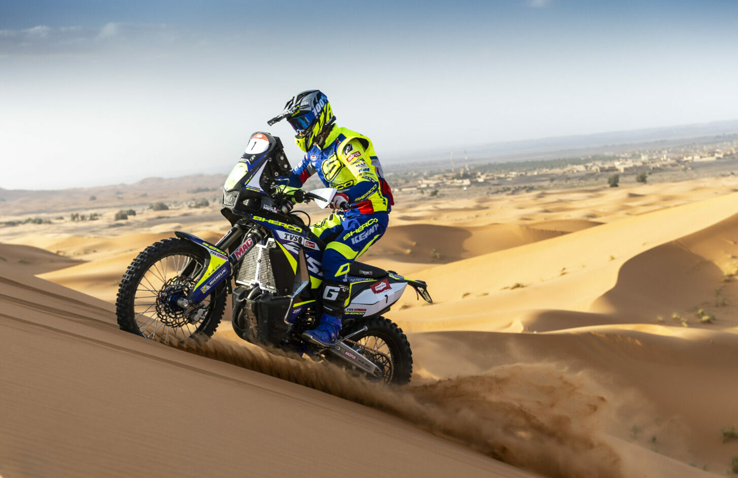 Sherco TVS Rally Factory Team Dominates Stage 1 at the PanAfrica Rally ...