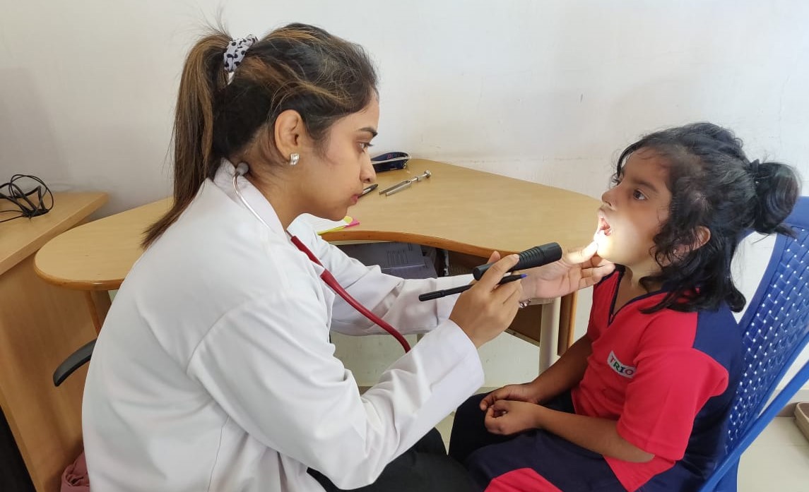 Free health check-up for school students conducted by Columbia Asia ...