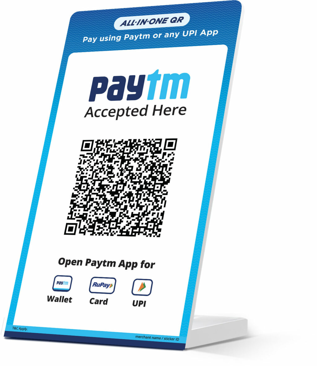 Paytm launches All-in-One QR for merchants with unlimited payments at 0 ...