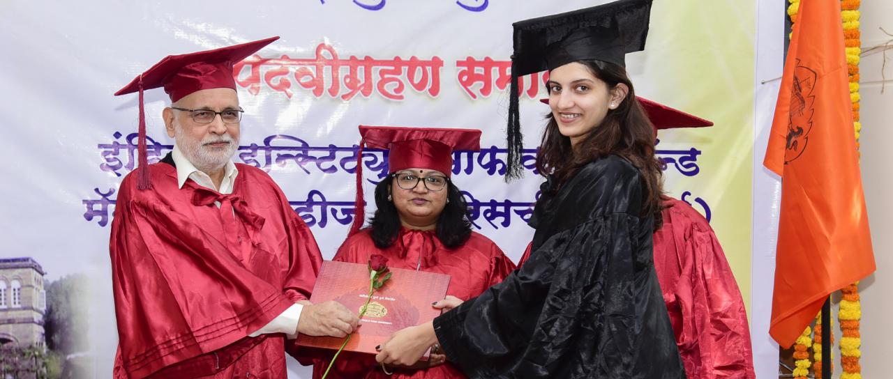 Convocation ceremony of BMS course at IndSearch - Punekar News
