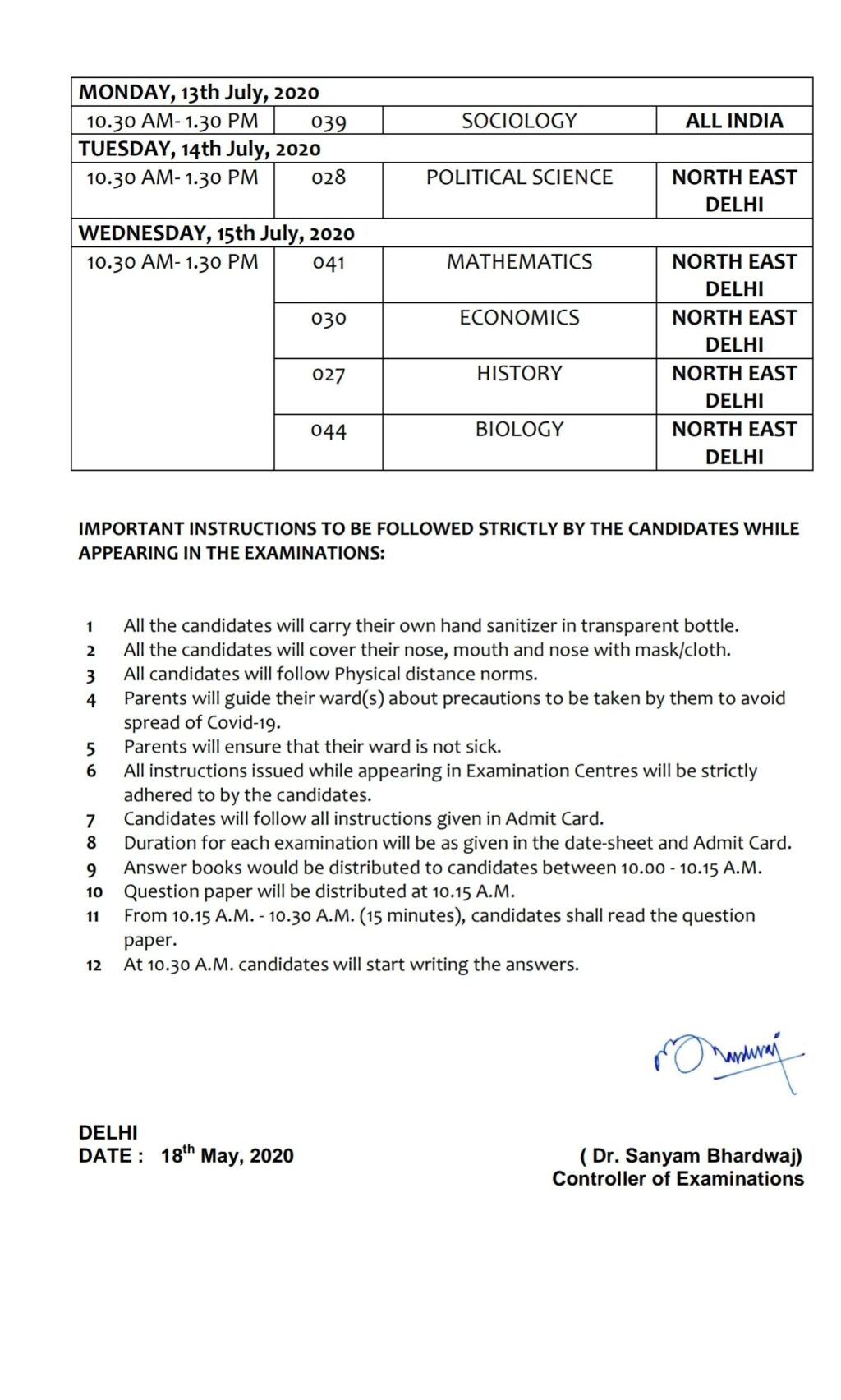 CBSE declares dates for remaining 12th, 10th board exams, CBSE released ...