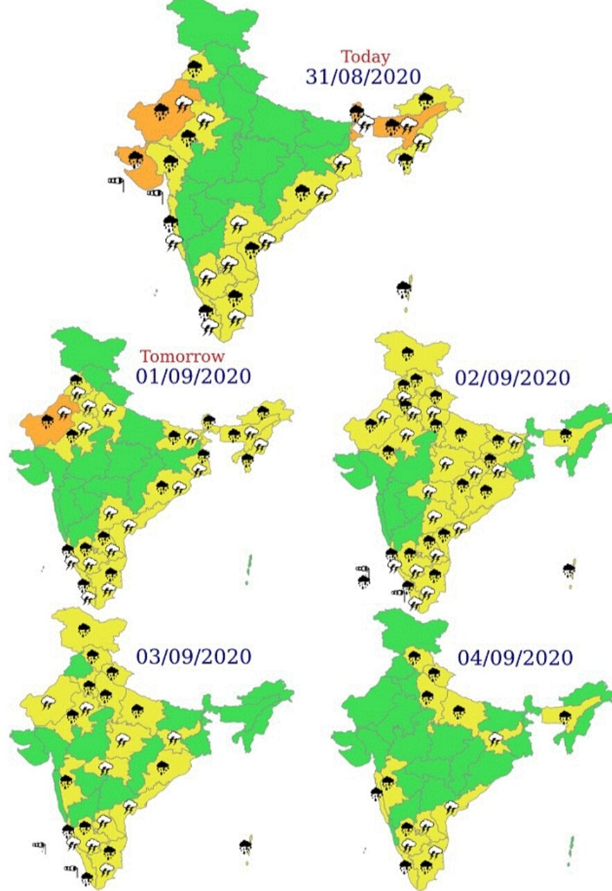 Heavy to very heavy rainfall very likely at these isolated places ...