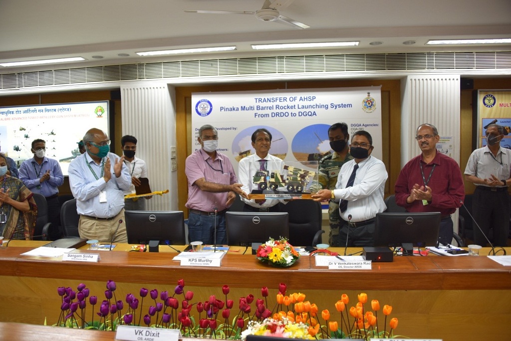 Pune: AHSP Transfer of Pinaka Weapon System from DRDO to DGQA - Punekar ...
