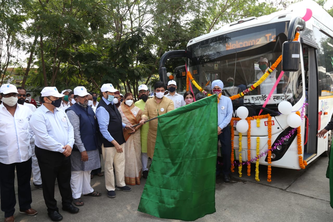 Pune Airport: PMPML Starts Smart E-Bus Services Start To and Fro ...