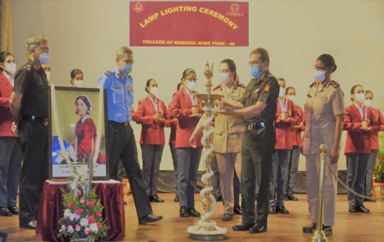 Pune: Lamp Lighting Ceremony Of 40 Nursing Cadets Held At AFMC ...