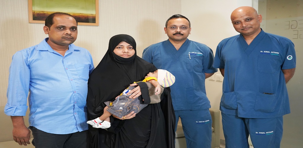 7-month old baby Abdullah suffering from Biliary Atresia breathes into ...