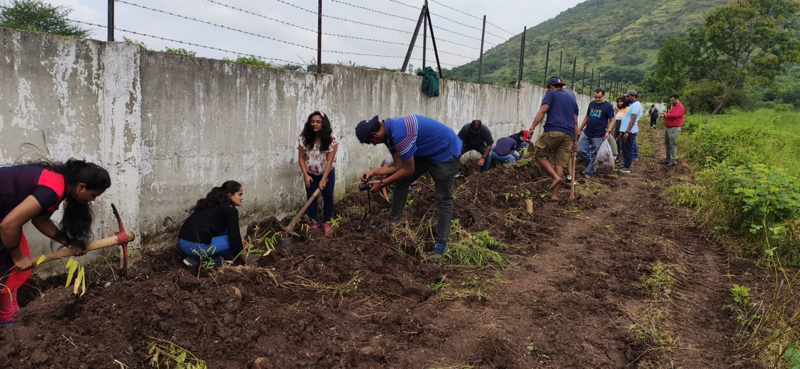 Pune: 105 Saplings Planted At Dhanori Hill By Green Avani Foundation ...