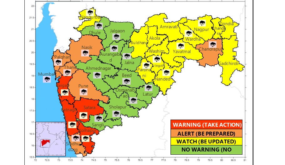 Monsoon: Orange Alert Issued For Pune District, Heavy Rains Predicted In Ghat Areas - Punekar News