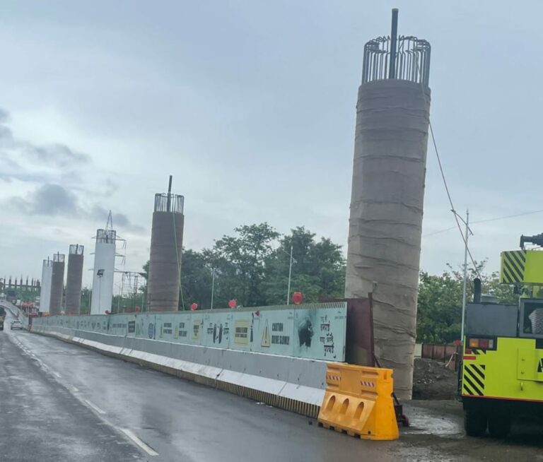 Pune Metro line 3 piers achieve half-century - Punekar News