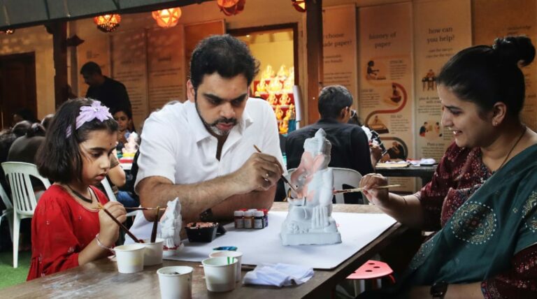 Special eco-friendly Bappa arrives at Pune Handmade Papers - Punekar News