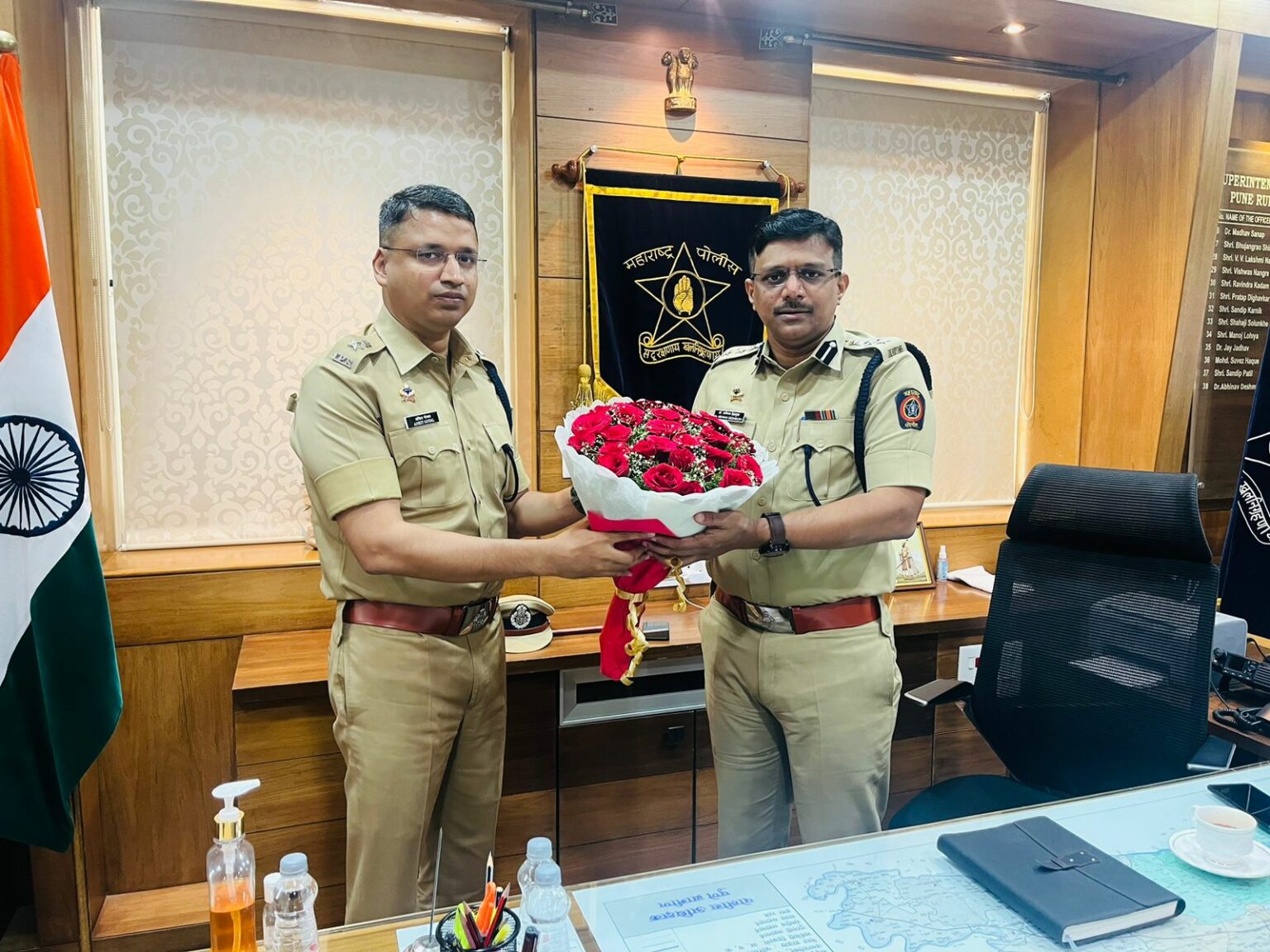 Pune: Superintendent Of Police Ankit Goyal Takes Charge Of Pune Rural ...