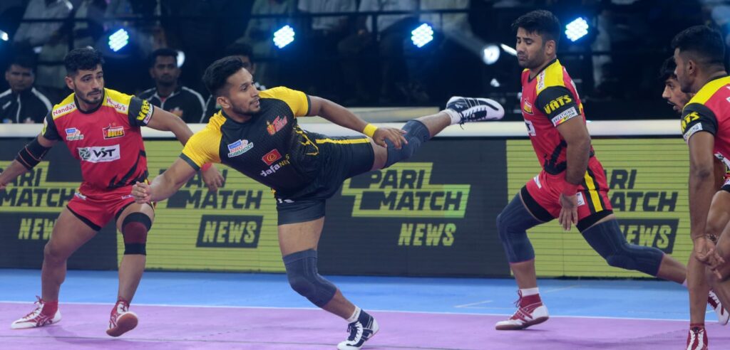 vivo Pro Kabaddi League Report: Bengaluru Bulls Defeat Telugu Titans ...