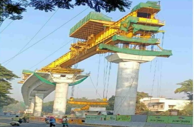 Pune Metro line 3 erects 200 piers in the record time of 8 months ...
