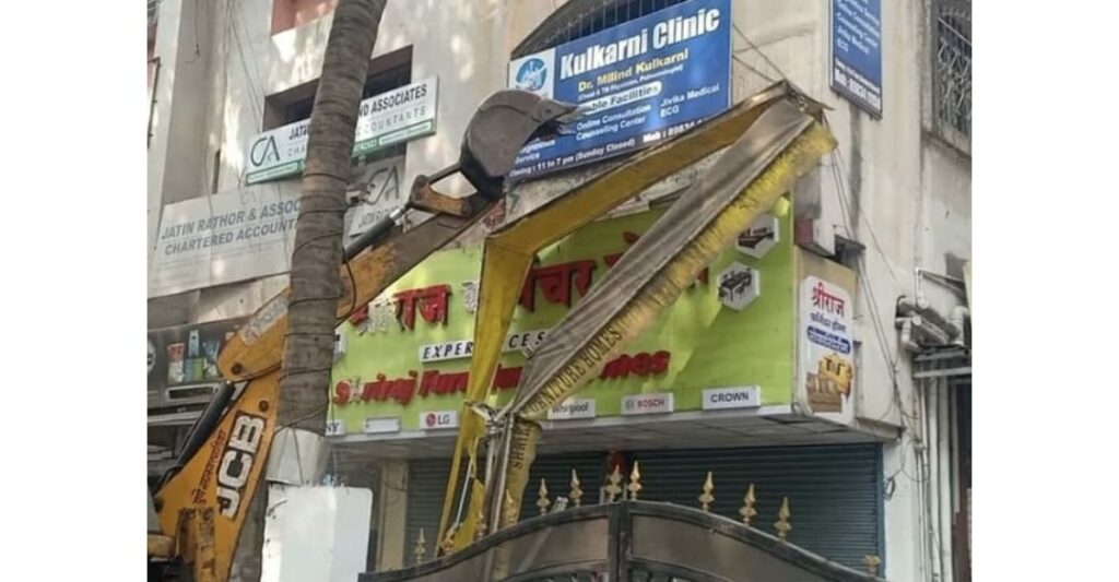 Pune: Action On Encroachments On Vishrantwadi To Tingre Nagar Road ...