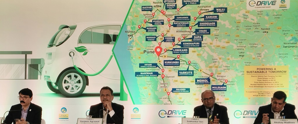 BPCL launches 6 highway corridors for Fast-Charging of e-vehicles ...