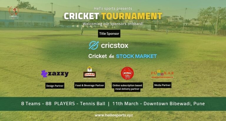 Pune To Host Exciting Cricket Tournament On 11th March Organized By ...