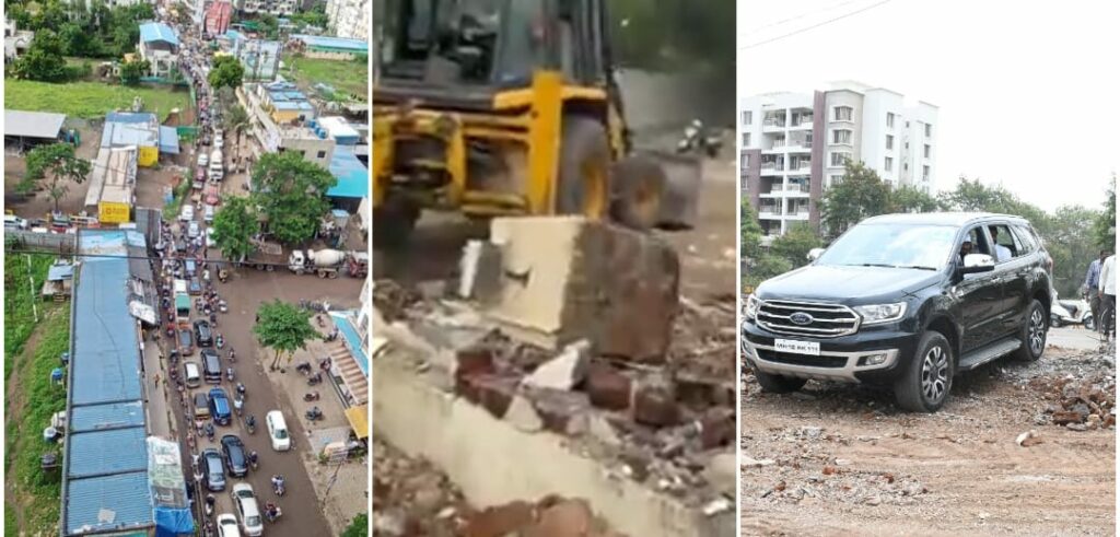 Pune: Obstruction On 205 DP Road Forcefully Removed, Citizens Can Now ...