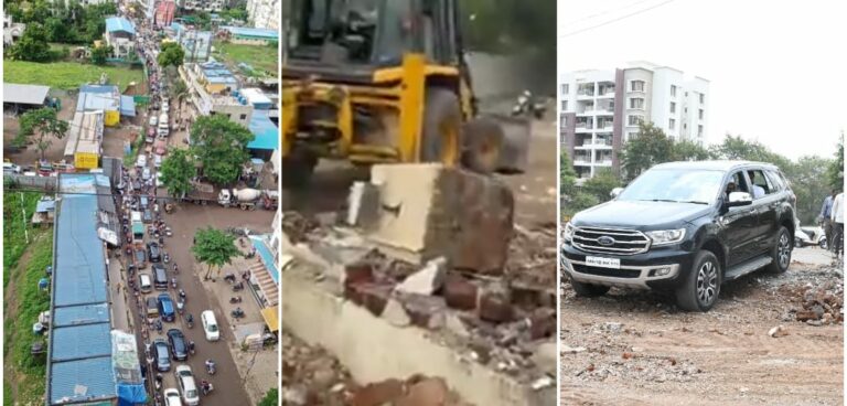 Pune: Obstruction On 205 DP Road Forcefully Removed, Citizens Can Now ...