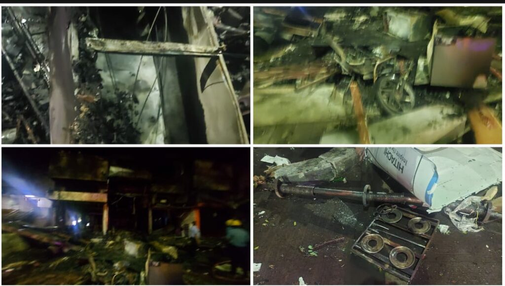 Pune: Two Persons Injured In Severe Fire Incident At Shops On Satara ...