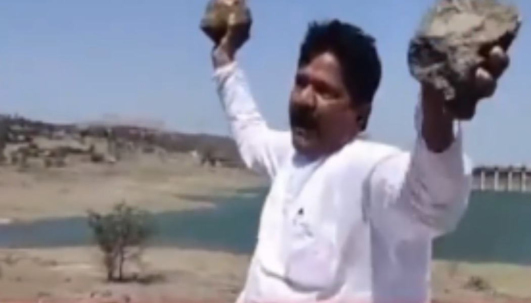Pune: Video Emerges of NCP Leader Threatening Officials with Stone in ...