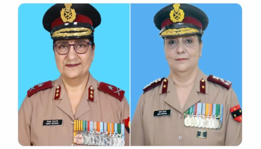 Major General Smita Devrani and Brigadier Amita Devrani Honored with ...