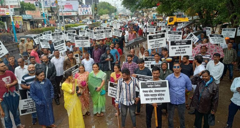 Pune: Mundhwa Residents Stage Massive Protest, Demanding Action on ...