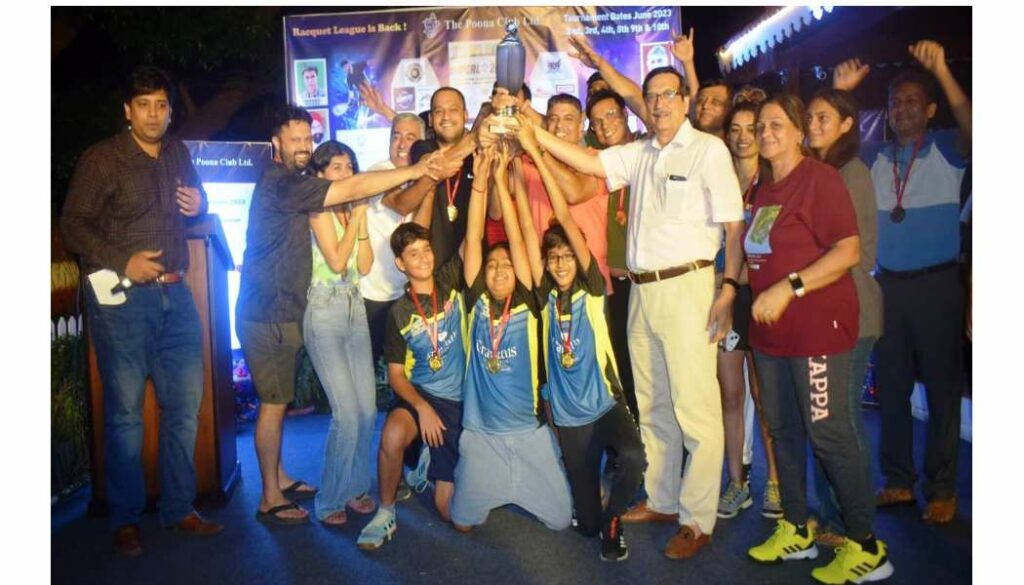 All Stars win The Poona Club Racquet LEAGUE 2023 - Punekar News