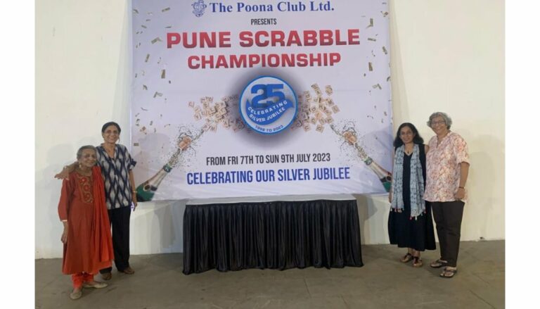Poona Club celebrates Silver Jubilee of Scrabble with a 3 day ...