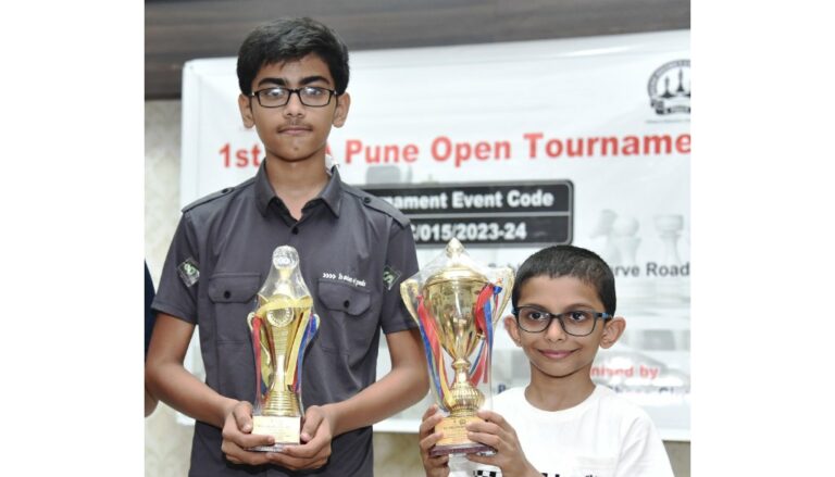 Shlok Sharnarthi, Raghav Pawade win at the 1st KCA Pune Open chess ...