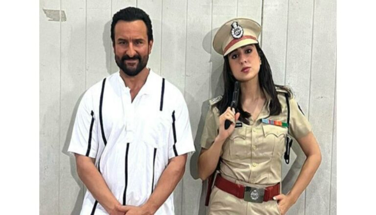 Sara Ali Khan's Police Avatar And Saif Ali Khan's Thief Act Shine In ...