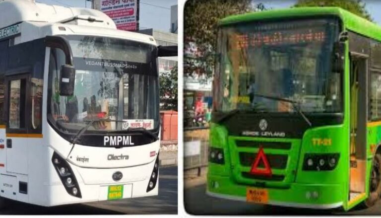 Pune: CNG Buses Prove 20% Cheaper than E-Buses, Prompting Fleet ...