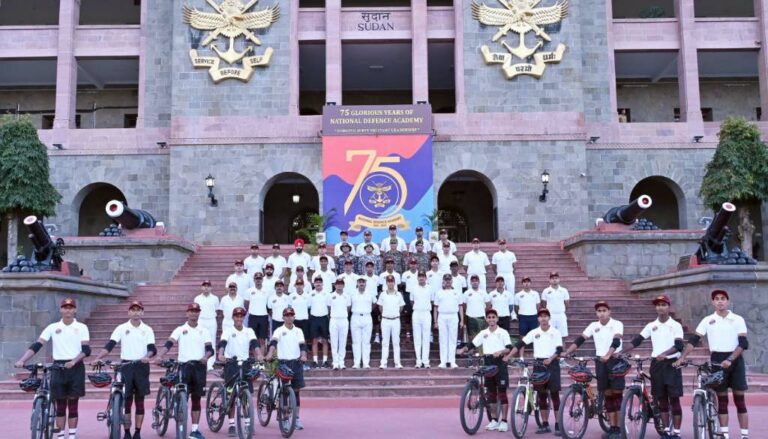 Pune: NDA Cadets and Officers Conquer 150 km Cycling Challenge to Mark ...