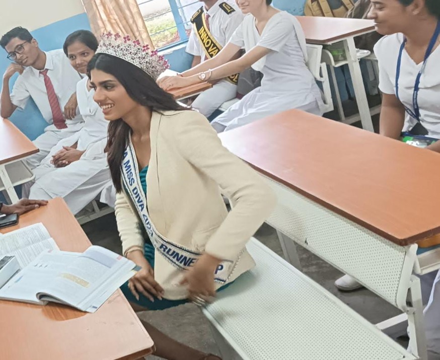 Pune: APS Kirkee Alumna Trisha Shetty Shines As Miss Diva Runners-Up, Visits School For ...