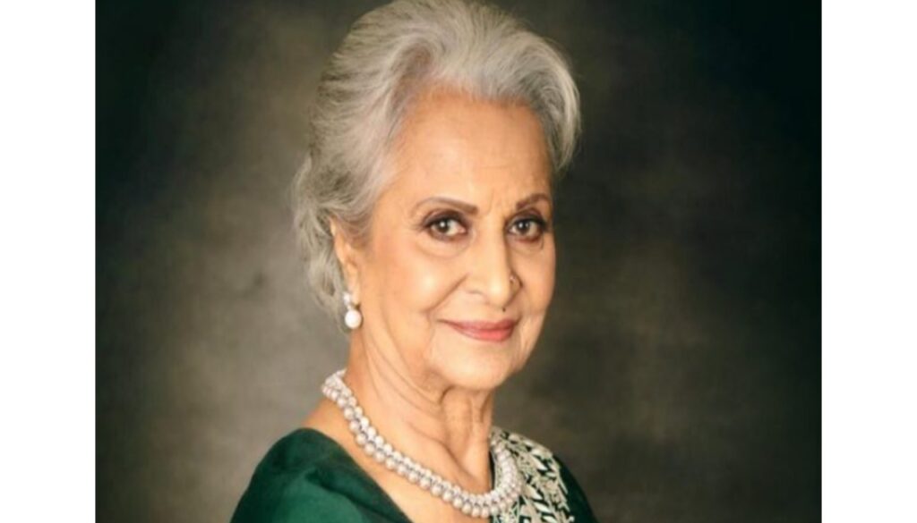 Waheeda Rehman to Receive Prestigious Dadasaheb Phalke Lifetime ...