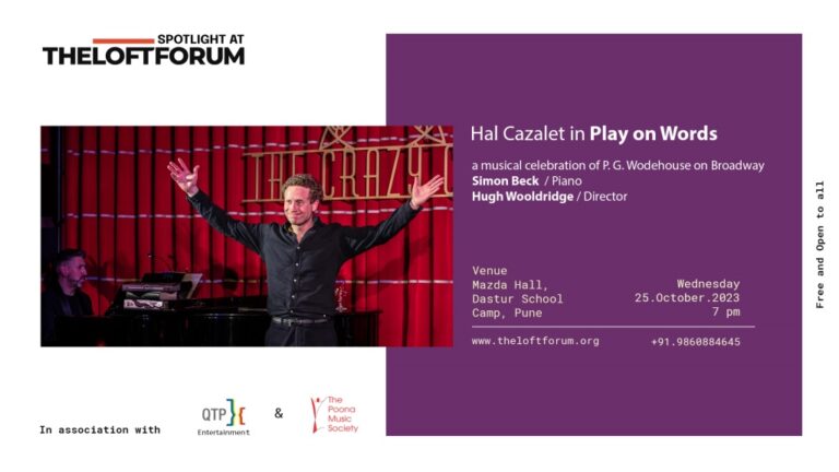 Pune: Spotlight at the Loft Forum Presents "Play On Words" - A Musical ...