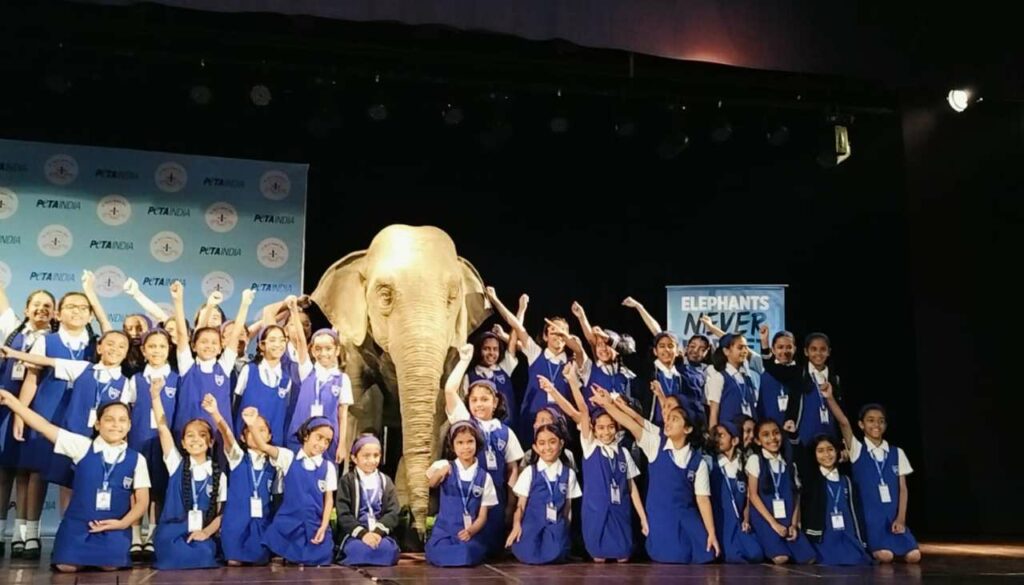 Pune: PETA India Unveils Animatronic Elephant "Ellie" To Promote ...
