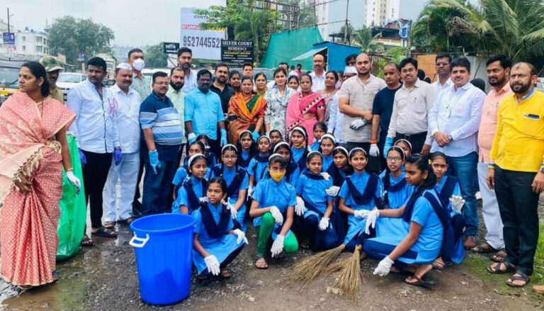 Pune: Cleanliness Drive Launched by BJP Mulshi Taluka and Youth Wing in ...