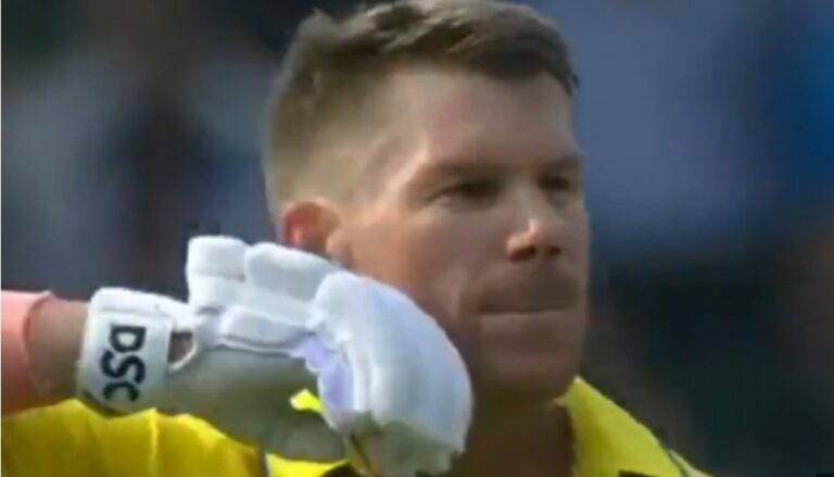 ICC Cricket World 2023: David Warner's 'Pushpa' Style Celebration Goes ...