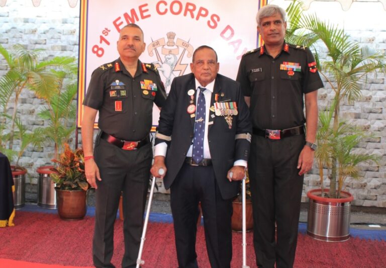 Padma Shri Murlikant Petkar Celebrated at 81st EME Corps Day: A Journey ...