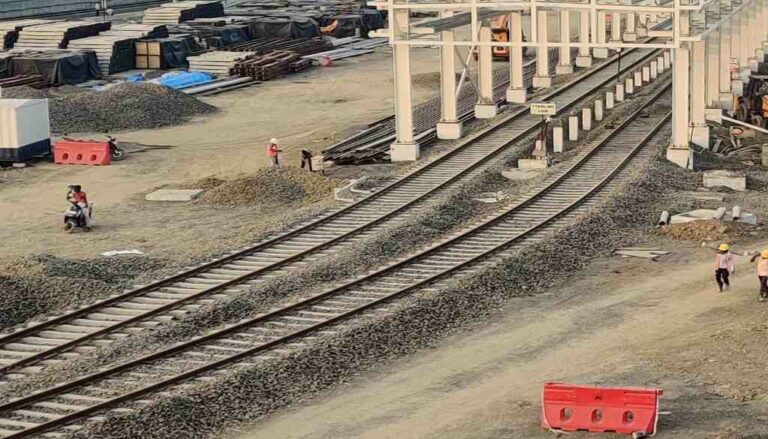 Pune Metro Line 3 Rail Tracks Undergo Trials at Maan Depot - Punekar News