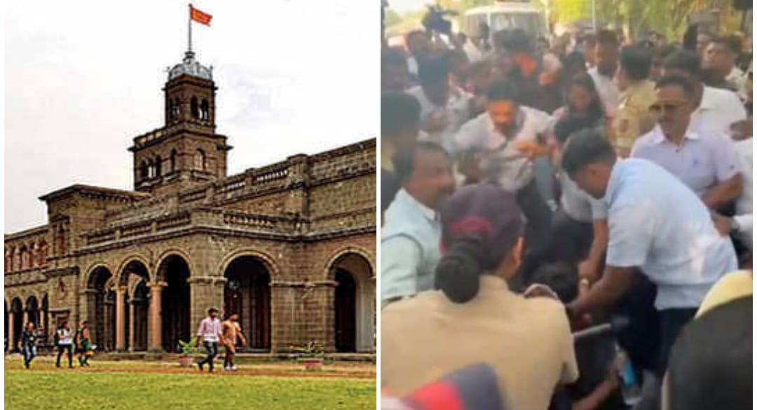 After Clashes At SPPU, Pune City Police Ban Gatherings In And Around ...