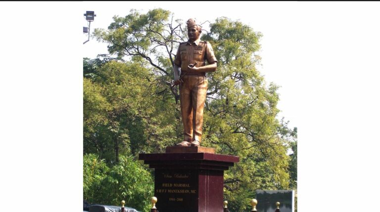 Did You Know ? Prominent 9-Feet Sam Manekshaw Statue Near Pune's ...